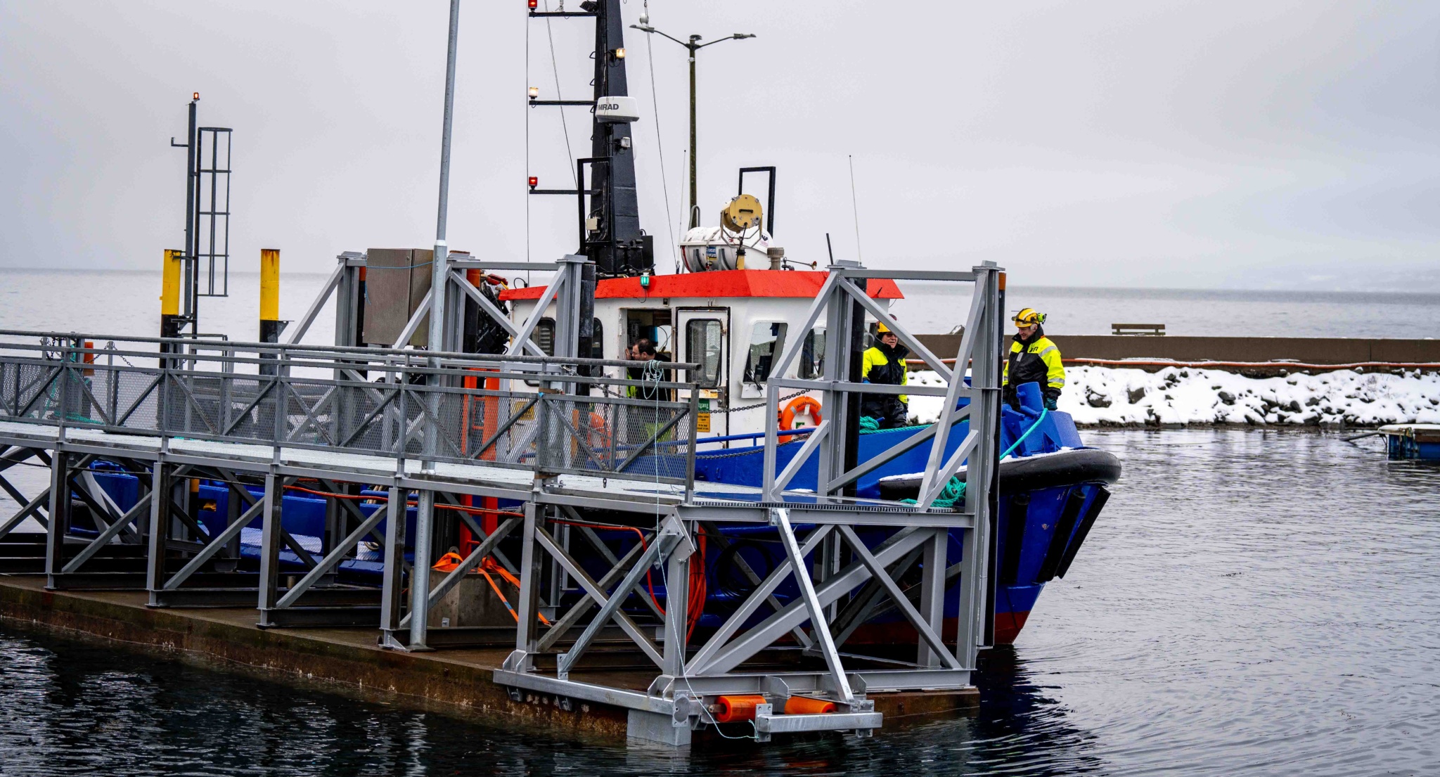 Hurtigbåtanlegget på Vanvikan er igjen operativt - Trondheim Havn